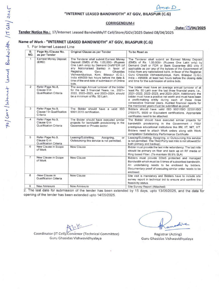 Corrigendum 01 | PDF