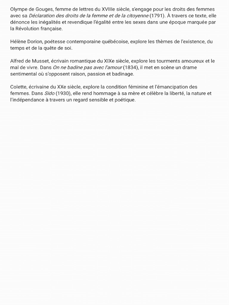 Olympe de Gouge | PDF