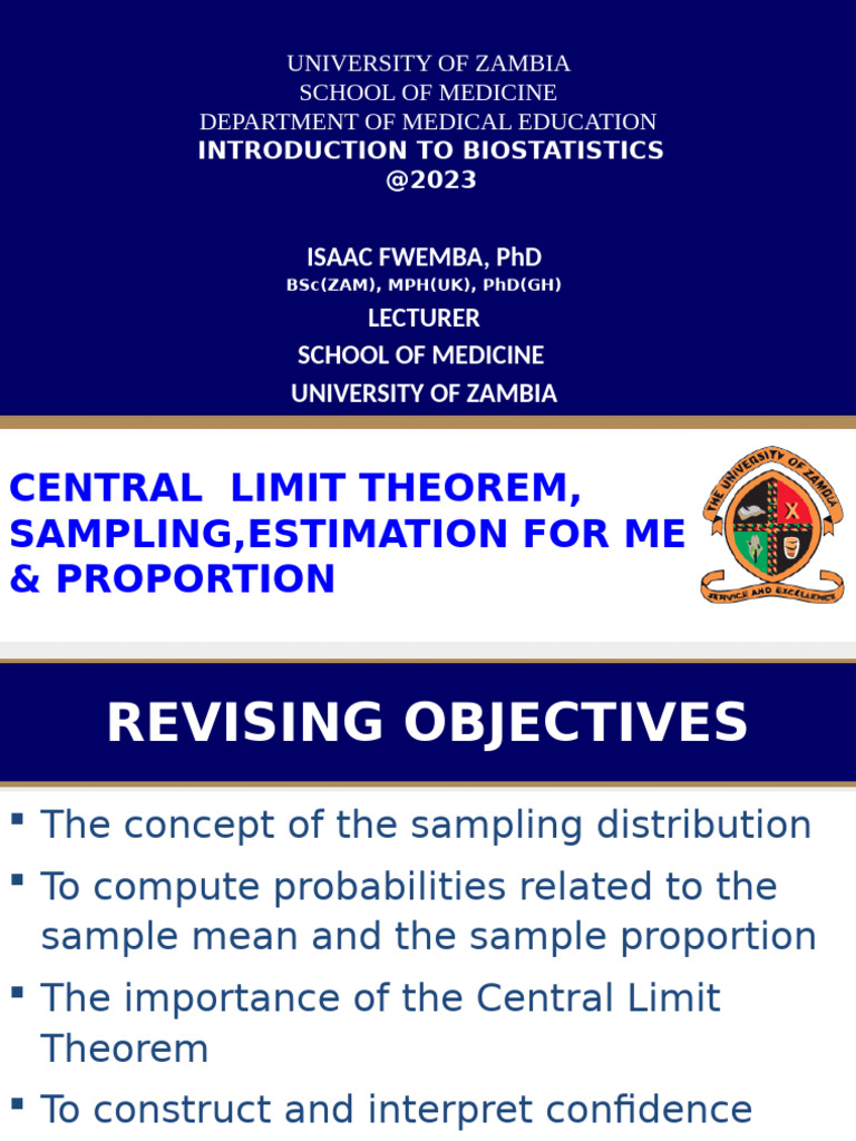 Biostatistics Sampling&CI 14-05-2025 | PDF | Confidence Interval | Standard Deviation