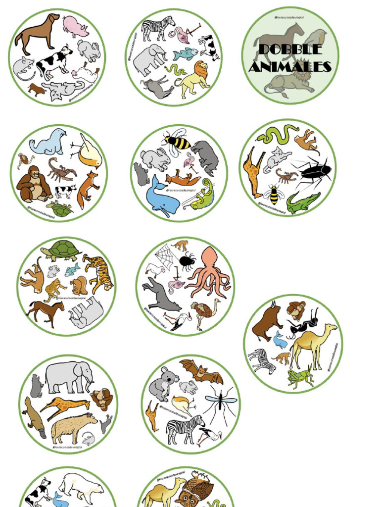 Dobble ANIMALES | PDF