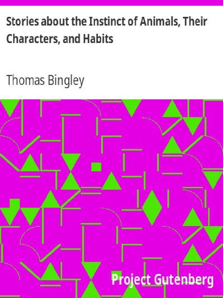 Stories About The Instinct of Animals Their Characters and Habits | PDF ...