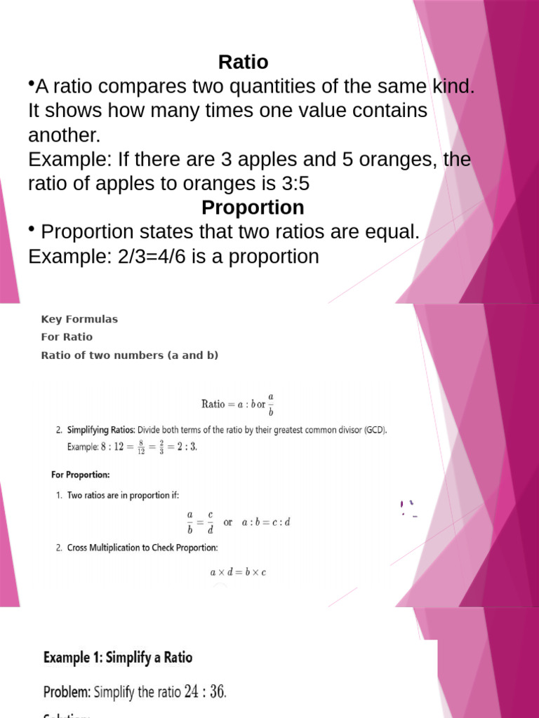 Ratio and Proportion | PDF