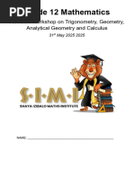 Grade 12 Euclidean Geometry Notes | PDF | Circle | Line (Geometry)