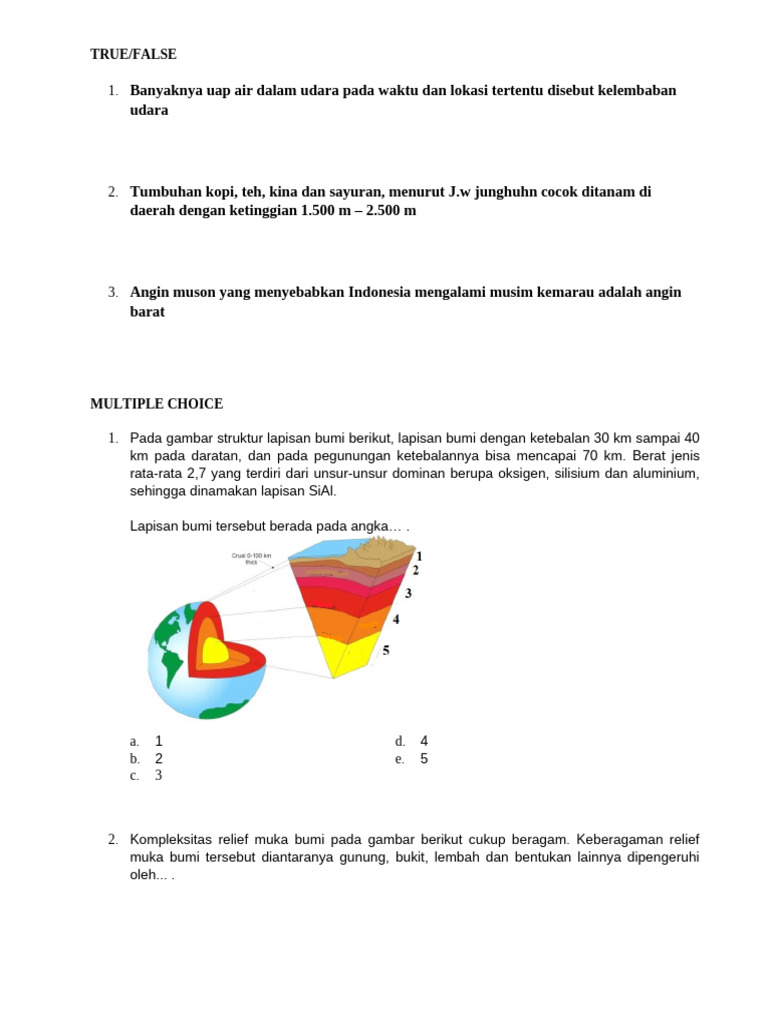 Latihan Soal Geo SM Genap X | PDF