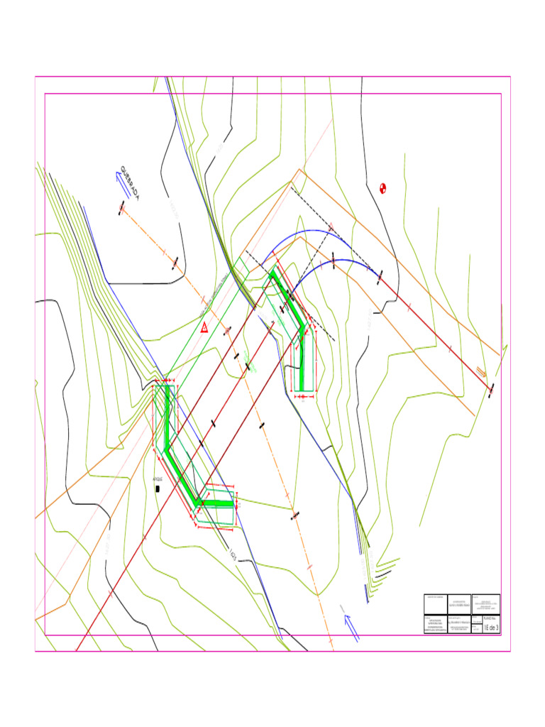 7.0 Plano Implantación Infraestructura y Superestructura | PDF