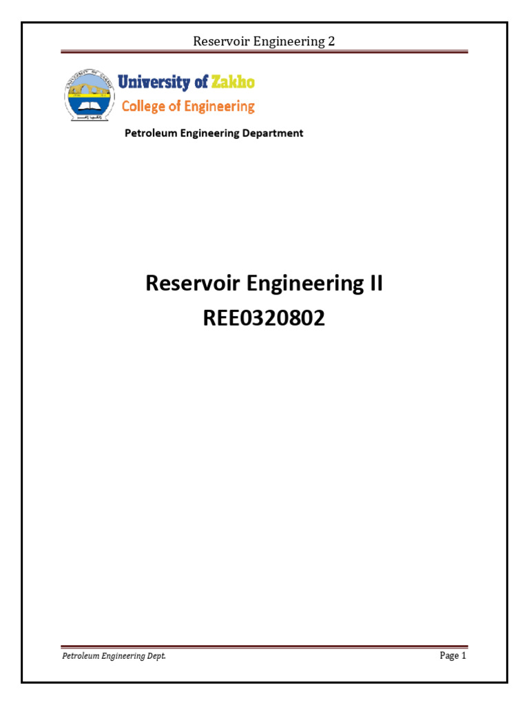 The MBE (Saturated Gas Cap Reservoirs) | PDF | Petroleum Reservoir ...
