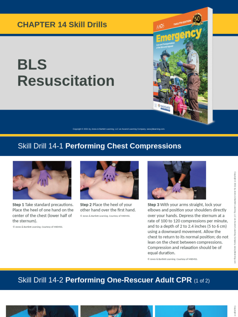 Basic Life Resuscitation Skills | PDF | Cardiopulmonary Resuscitation ...