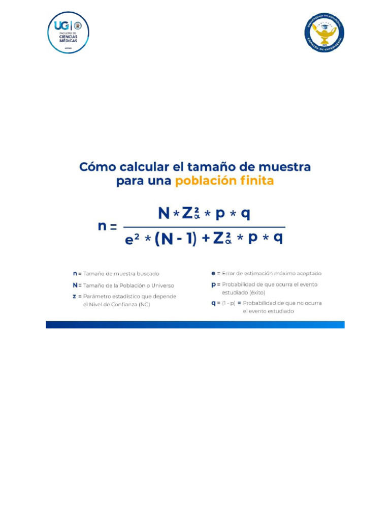 Grupo 2. Muestra para Población Finita | PDF