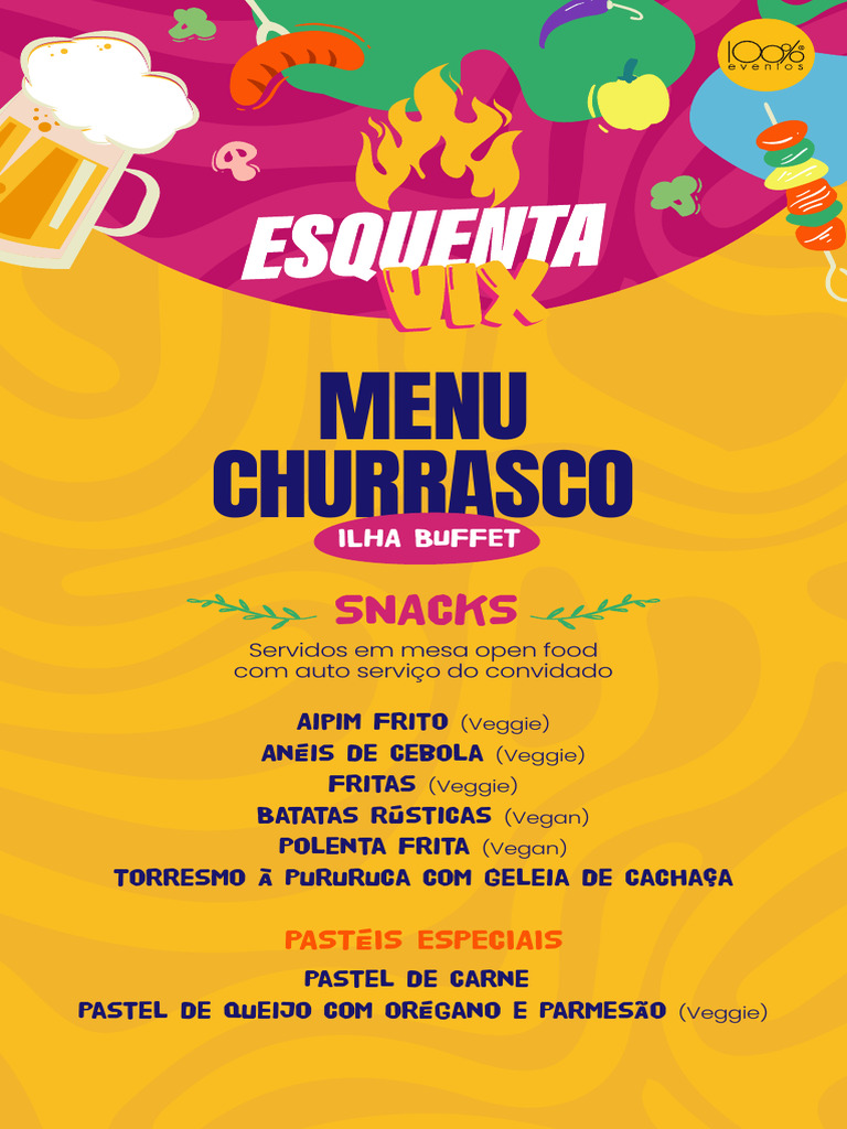 CARDAPIO ESQUENTA_2025-1_DIGITAL | PDF | Caldo | Alimentos