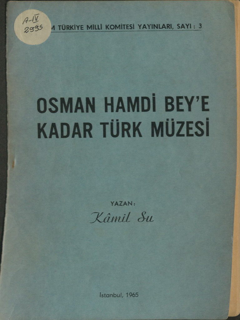 A.iv-2995 Osman Hamdi̇ Bey | PDF