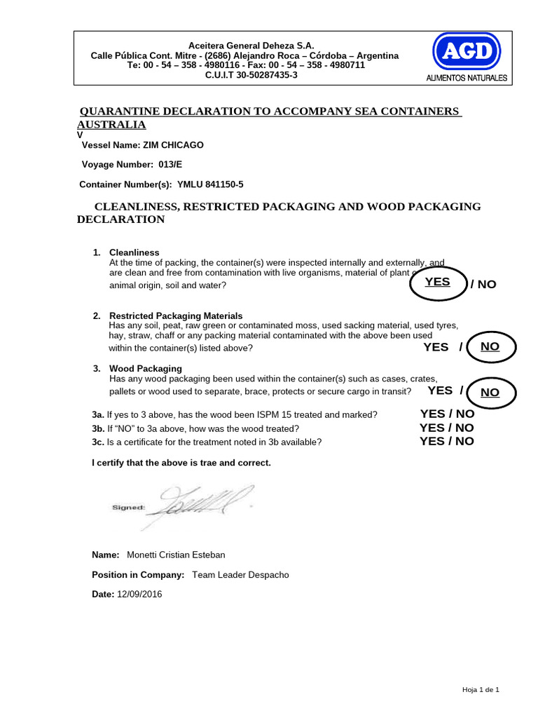 modelo Quarantine Australia (4) | PDF