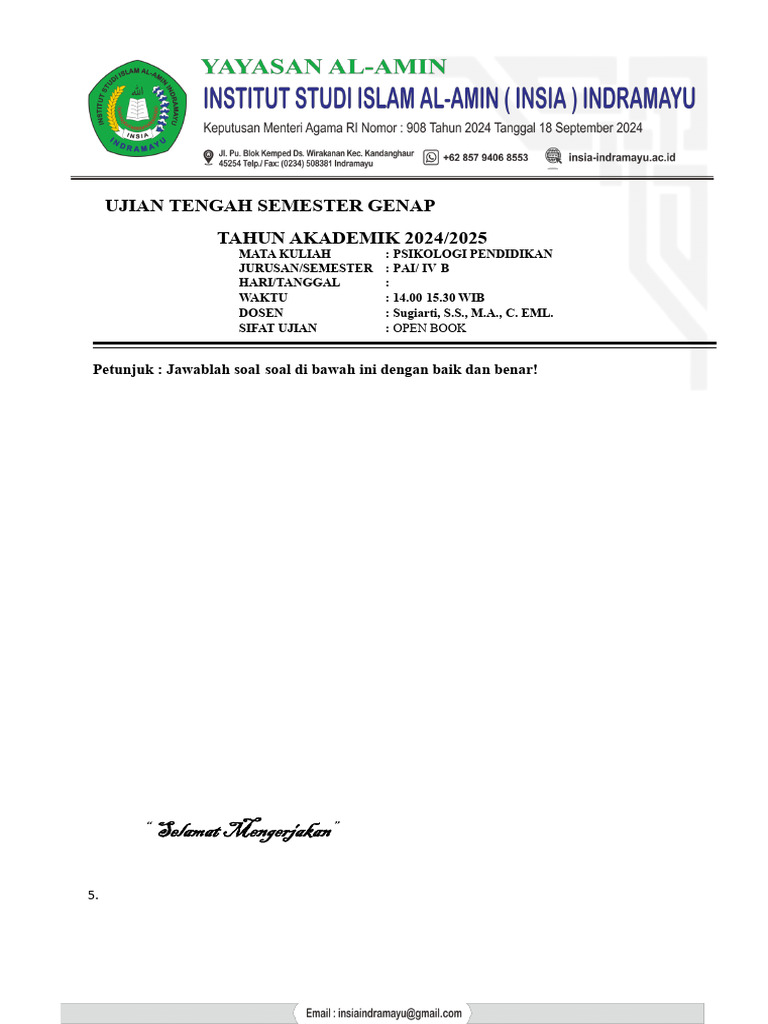 Psi Pendidikan 4B | PDF