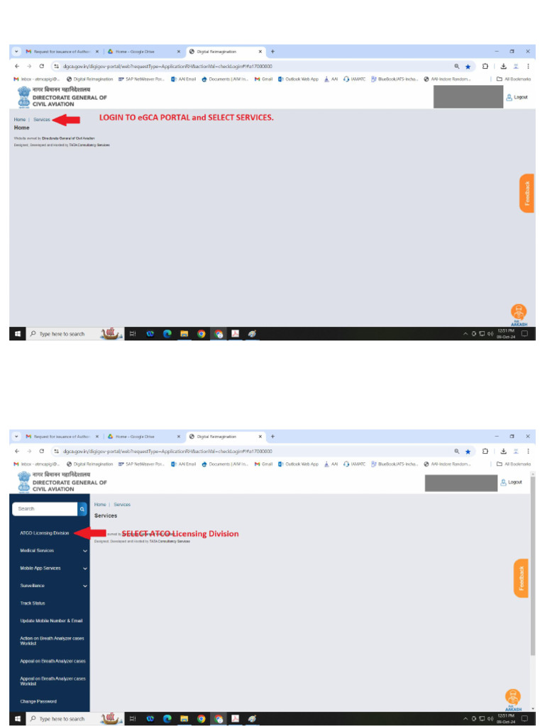 Procedure To Download Elogbook From eGCA Portal | PDF