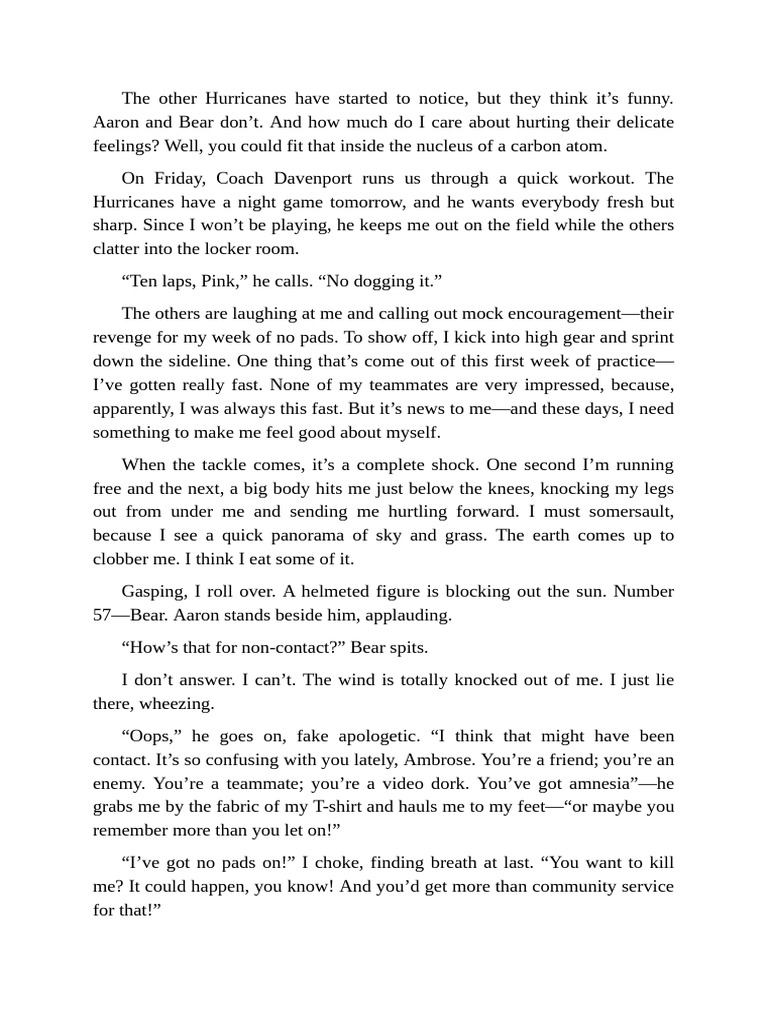 Restart by Gordon Korman (1) - Sayfalar-8 | PDF