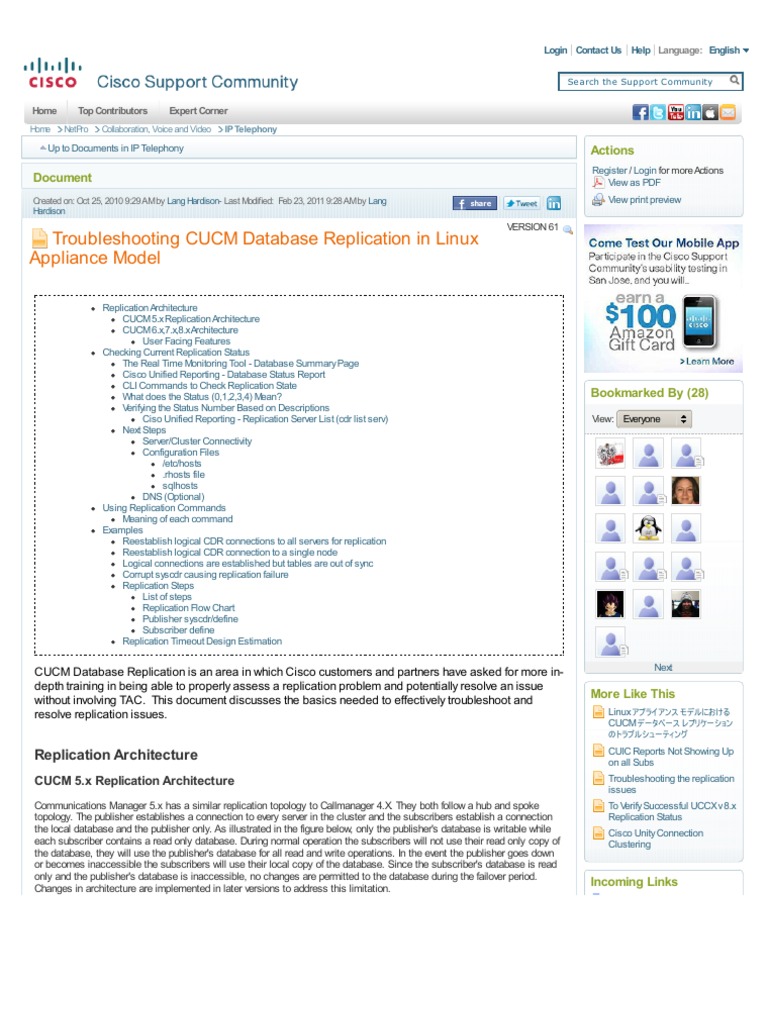 Cisco Cucm Db Rep Pdf Domain Name System Replication Computing
