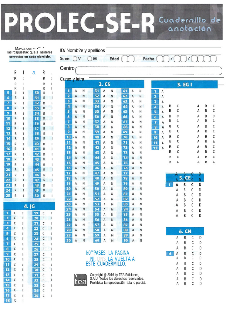 Protocolo Prolec Se R | PDF