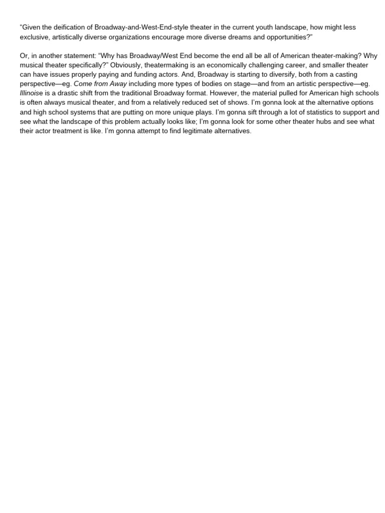 Research Question Ideas | PDF