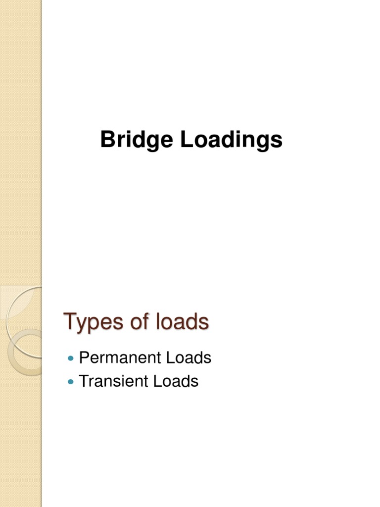 Bridge Loading | PDF | Truck | Structural Load