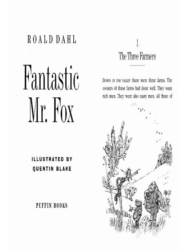 Fantastic MR Fox Book | PDF