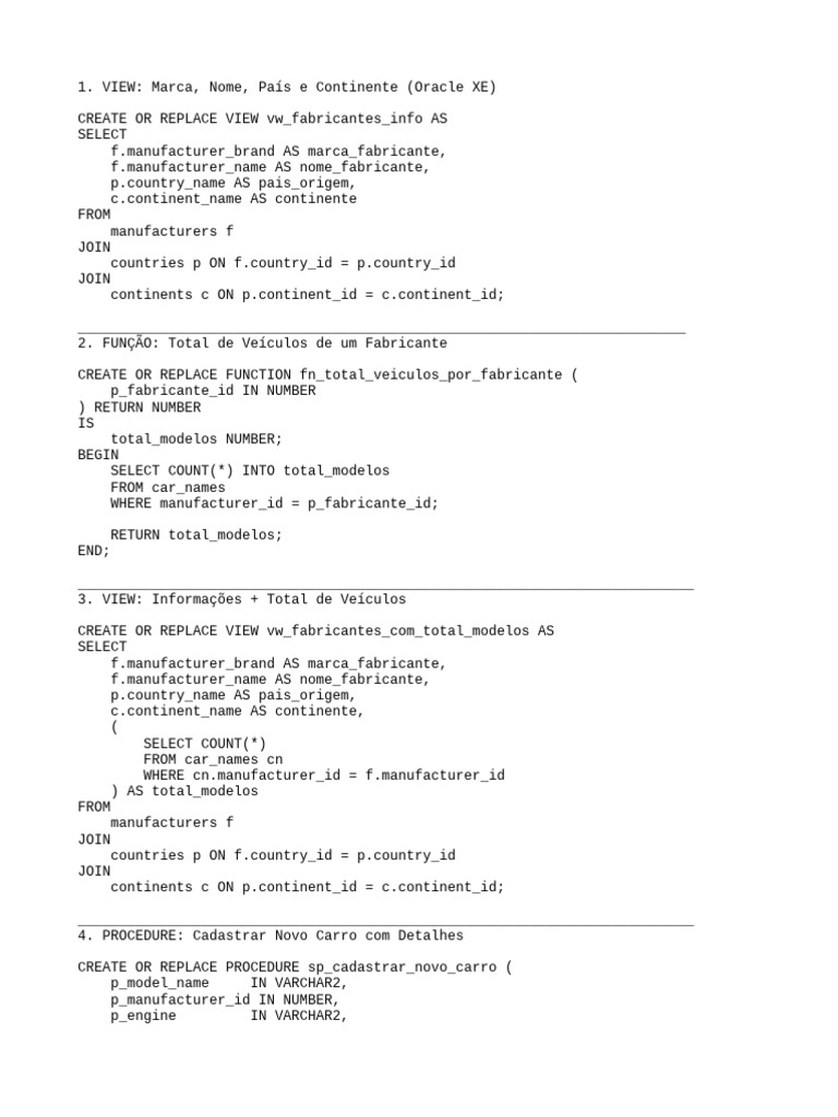 Trabalho 01 - Cleber Moraes | PDF | Sql | Databases