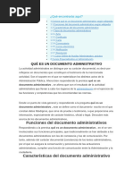 Documentos Administrativos QUE SON TIPOS Y EJEMPLOS | PDF ...