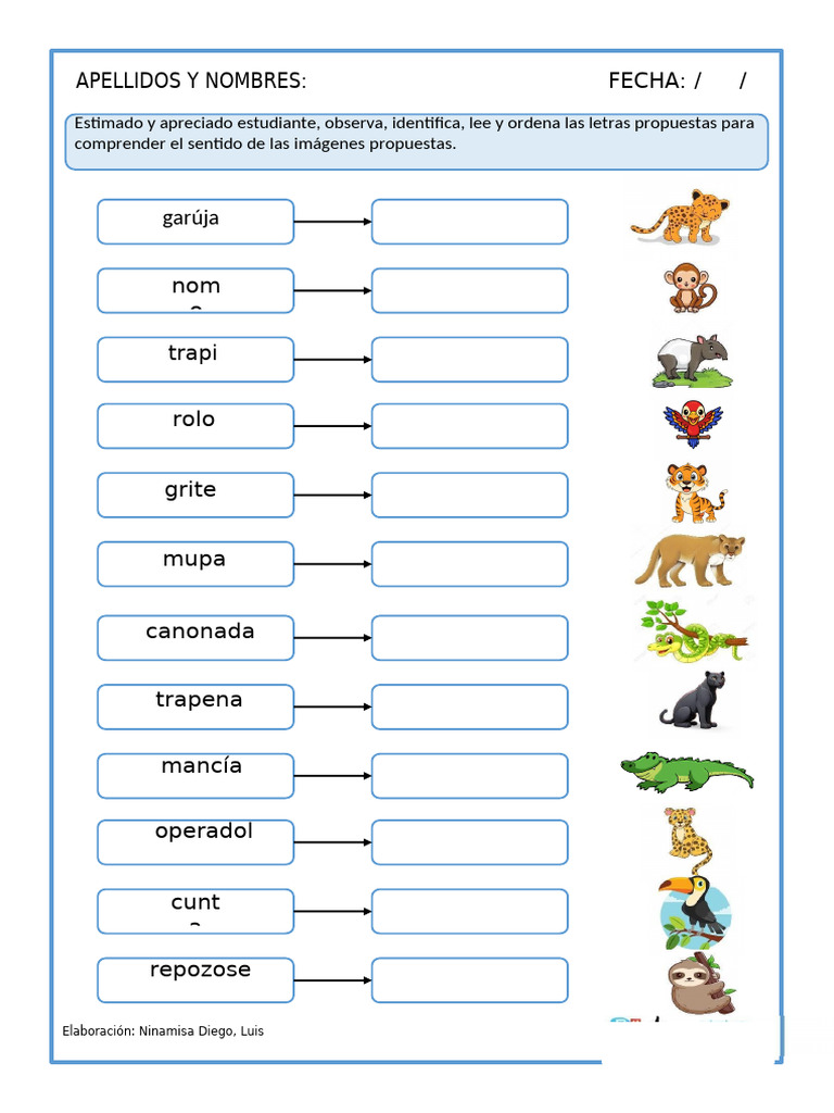 Anagramas Realizado | PDF