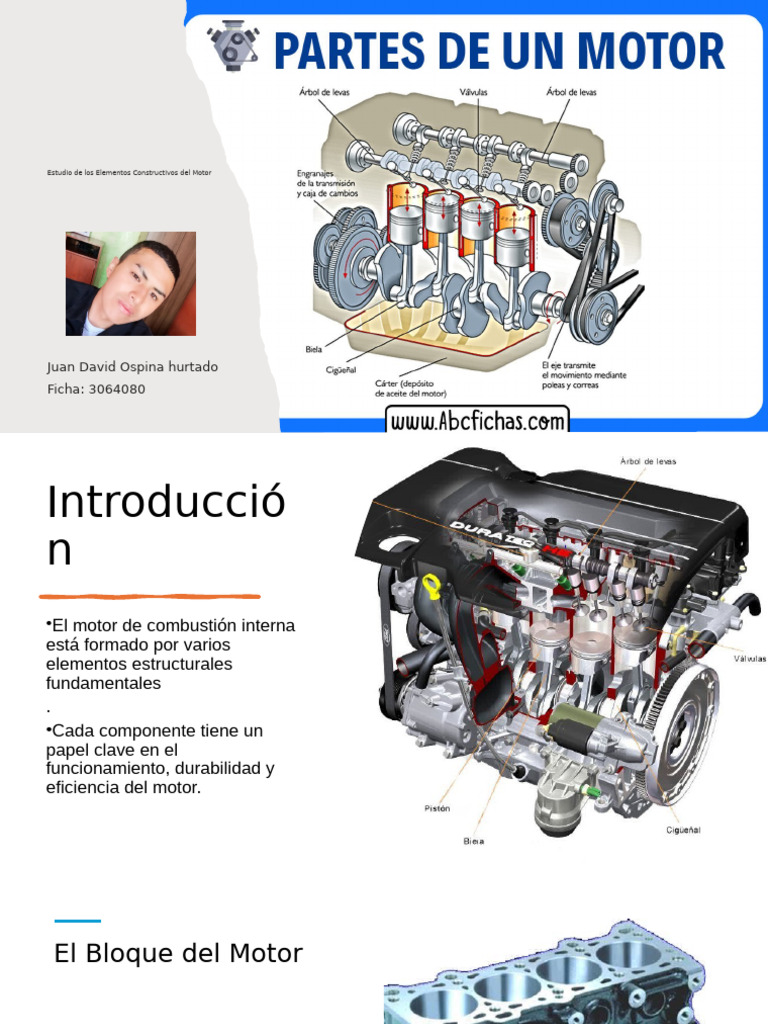 Elementos Clave del Motor de Combustión | PDF
