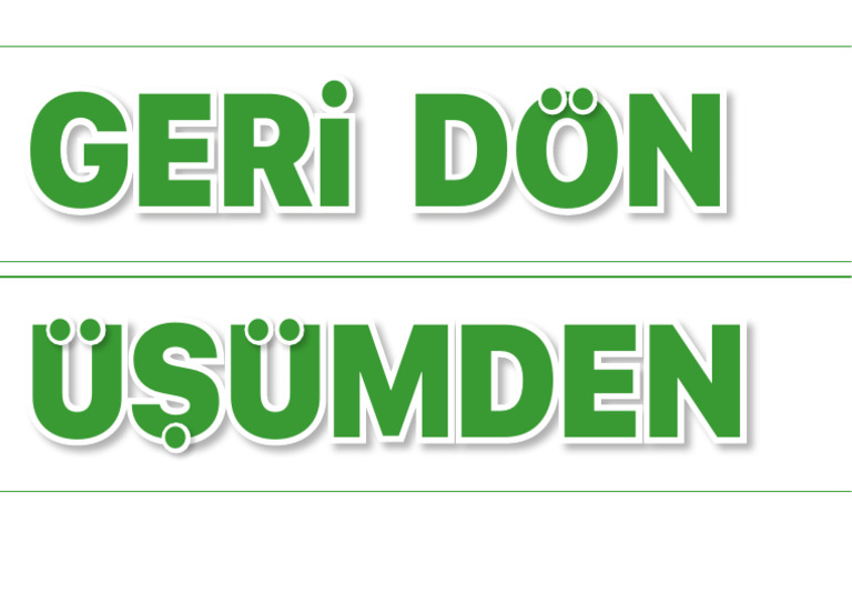 Geri Don Usumden Usumden | PDF