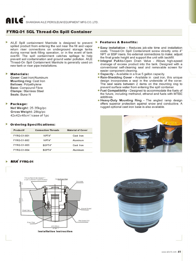 Spill Container | PDF