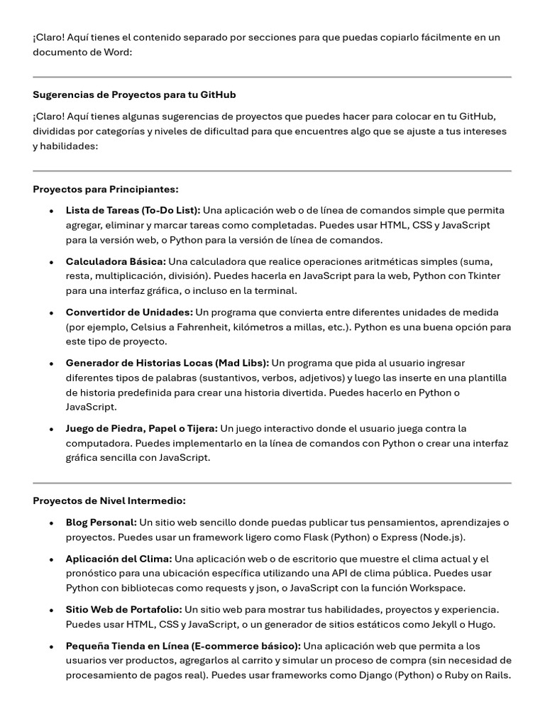 Proyectos Github 1 | PDF | Script Java | Aplicación web