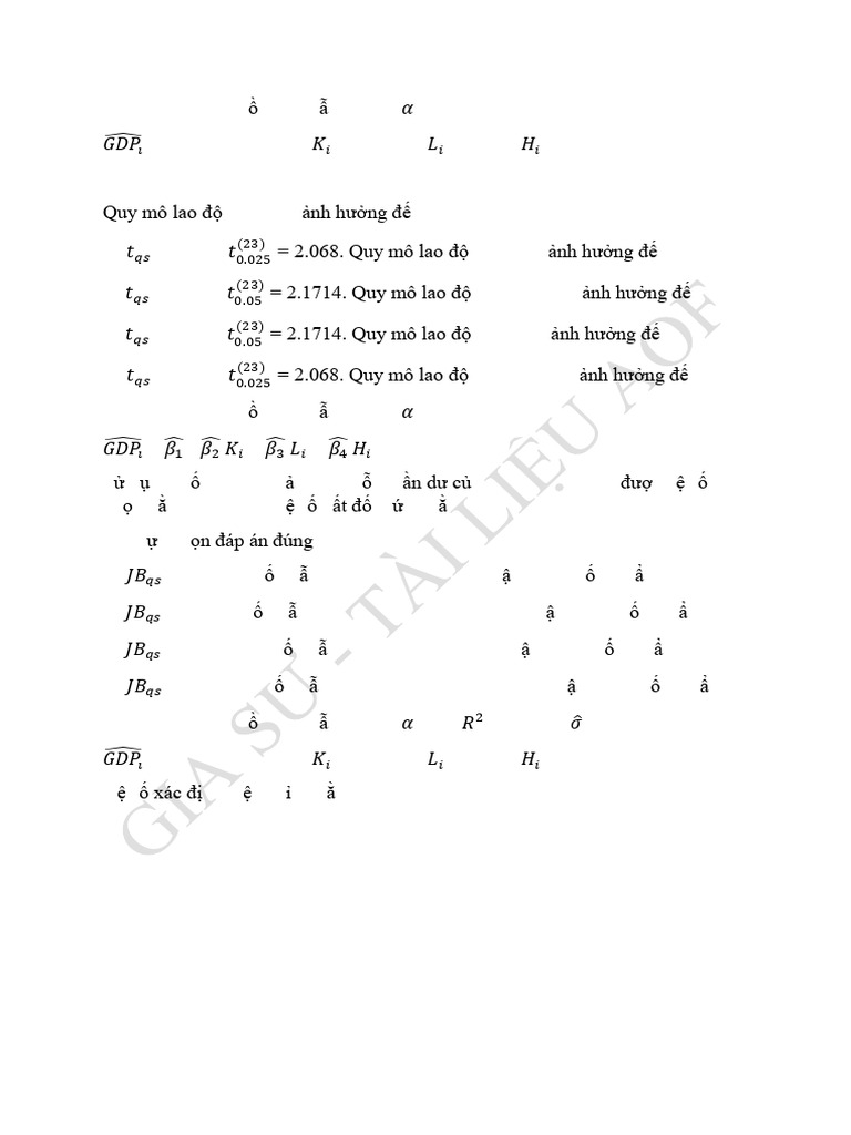Đề Thi Thử KTL | PDF