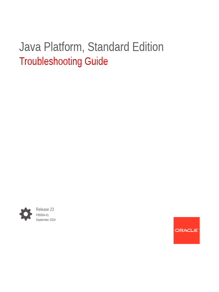 Troubleshooting Guide | PDF | Java (Programming Language) | Java (Software Platform)