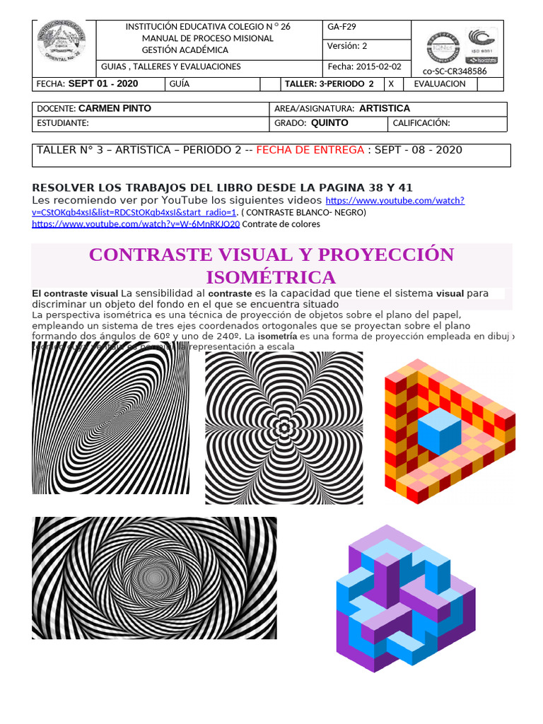 Proyeccion Isometrica | PDF