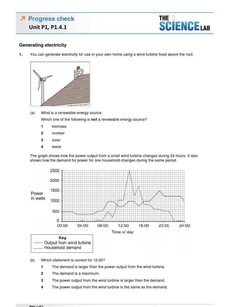 Electricity Generation Methods Explained | PDF | Wind Power | Kilowatt Hour
