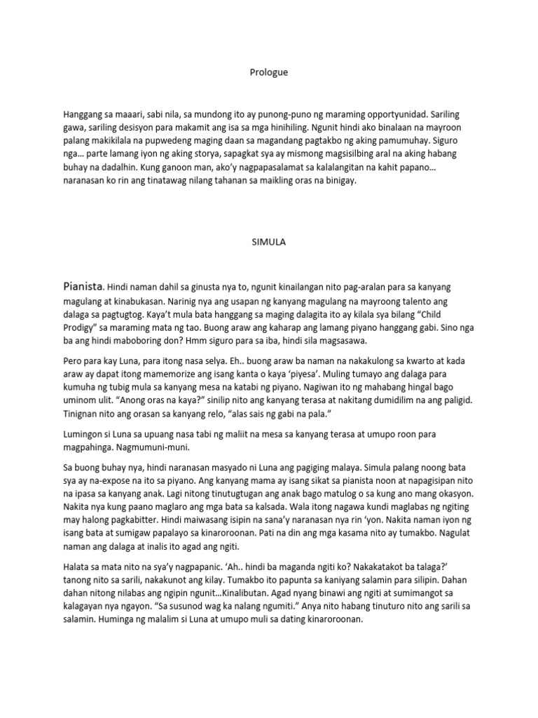 filipino assignment | PDF