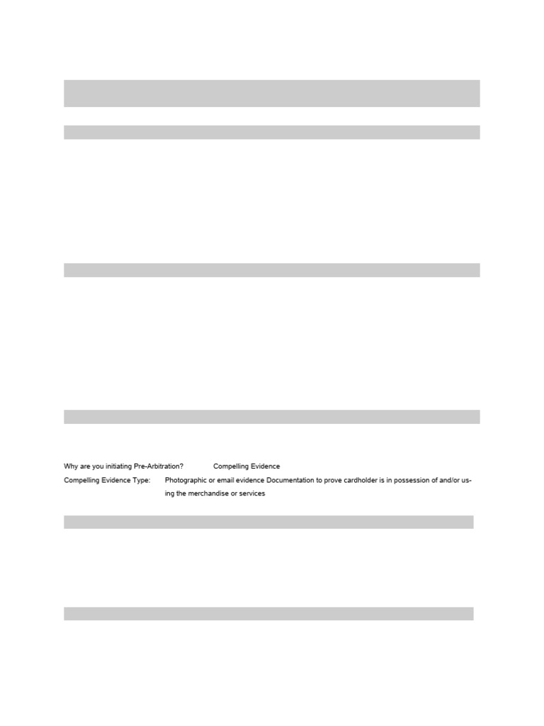 CB Evidence Bank Instruction | PDF | Visa Inc. | Banking Technology