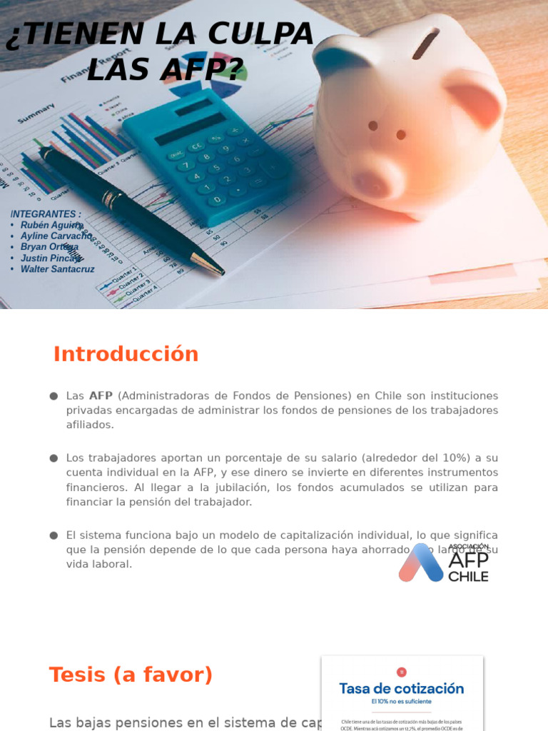 Presentación AFPs 2.0 | PDF | Pensión | Jubilación
