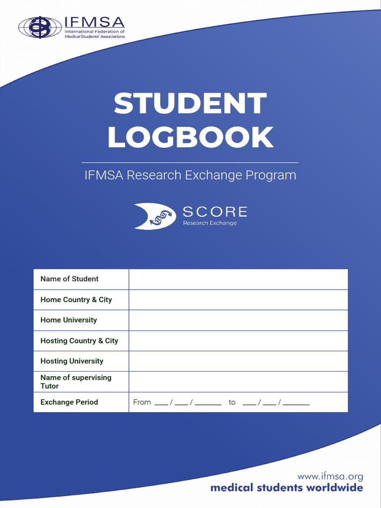 Logbook - SCORE Student Logbook | PDF | Statistics | Data