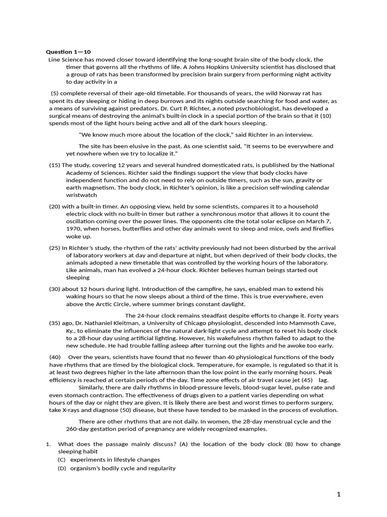 Mid Reading Academic | PDF | Hypnosis | Chimpanzee