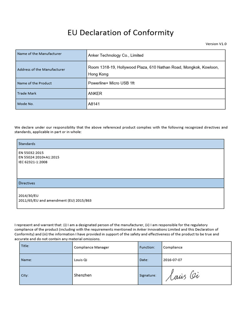 Cable Doc - A8141 | PDF
