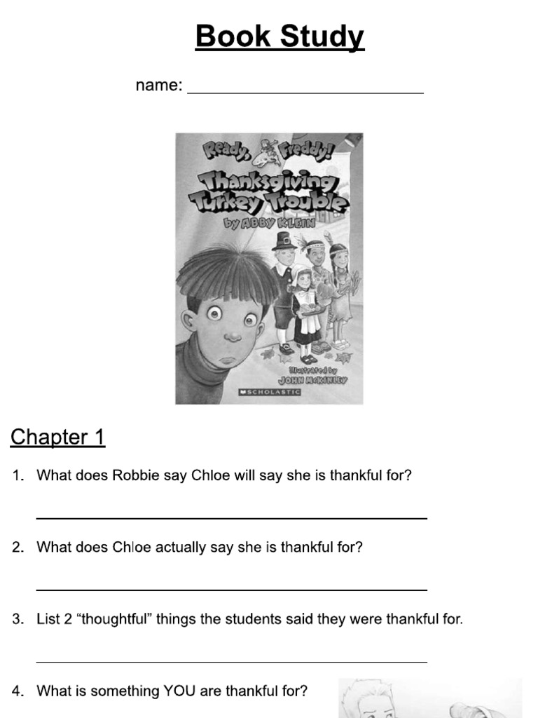 Turkey Trouble book study | PDF