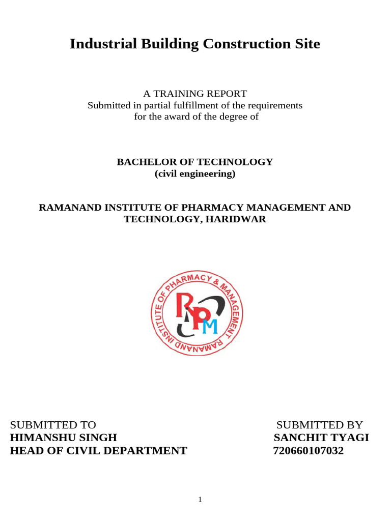 Summer - Training - Report - Format - and - Guidelines - SANCHIT TYAGI ...
