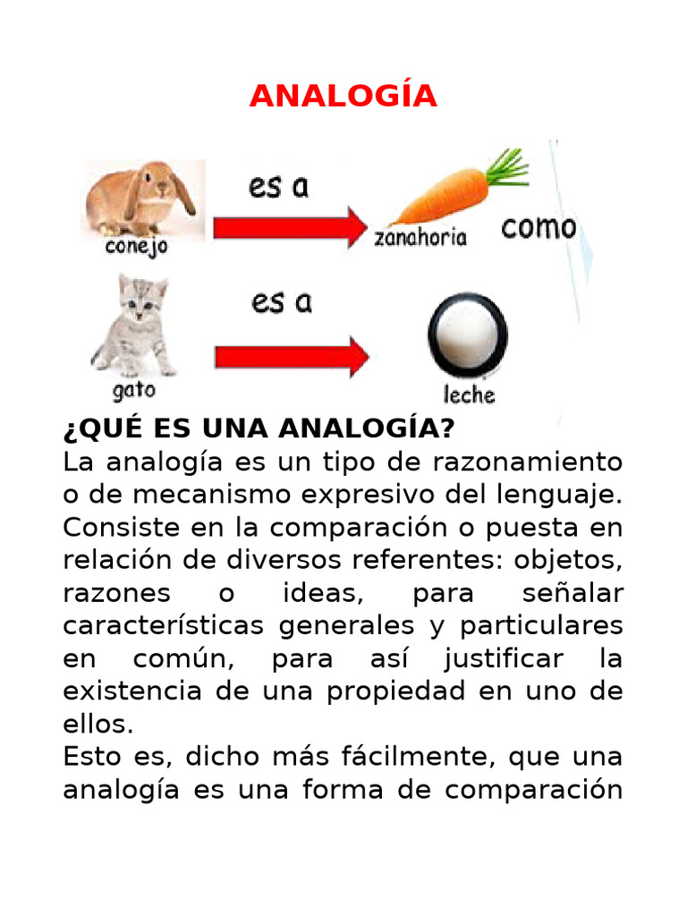 Tipos y Estructura de Analogías | PDF | Analogía