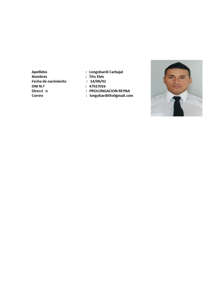Curriculum Vitae Tito 5 | PDF