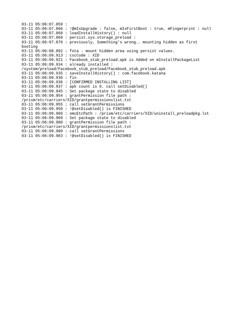 Preload Installer | PDF