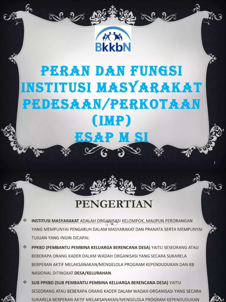 Materi IMP-Om - Yos Penyuluh KB | PDF