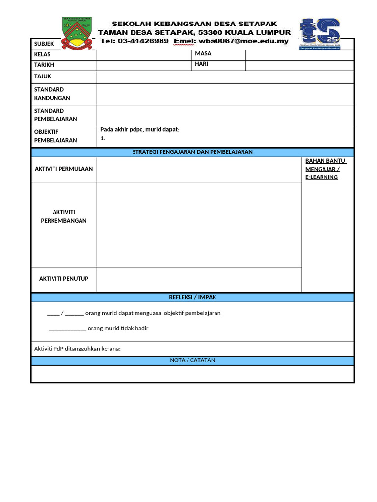 Tapak RPH SKDS 2023 | PDF