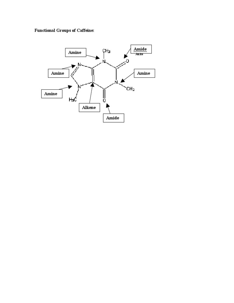 Functional Groups Of Caffeine Pdf 8633