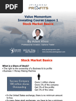 Basics of Stock Market Notes | PDF | Order (Exchange) | Initial Public ...