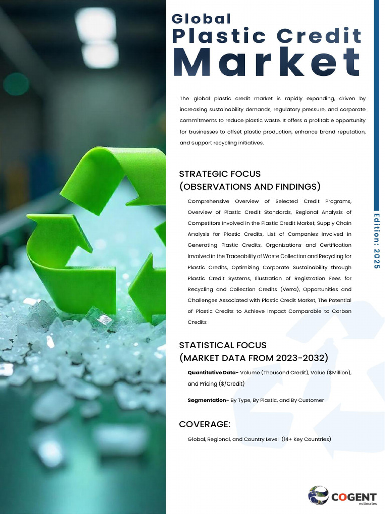 Global Plastic Credit Market - Vision & Strategy (Edition 2025) | PDF ...